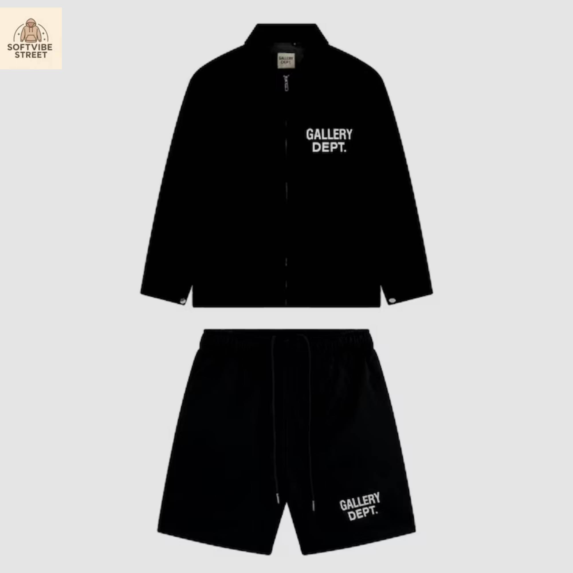 Casual Streetwear Jacket & Shorts Gallery Dept Style Two Piece Set - Etsy