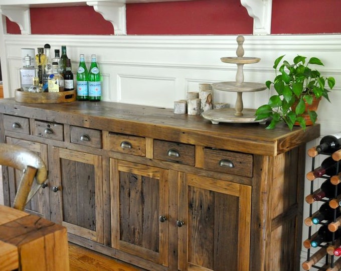 Sideboard, Hutch & Buffet, Reclaimed Wood, China Cabinet, Buffet ...