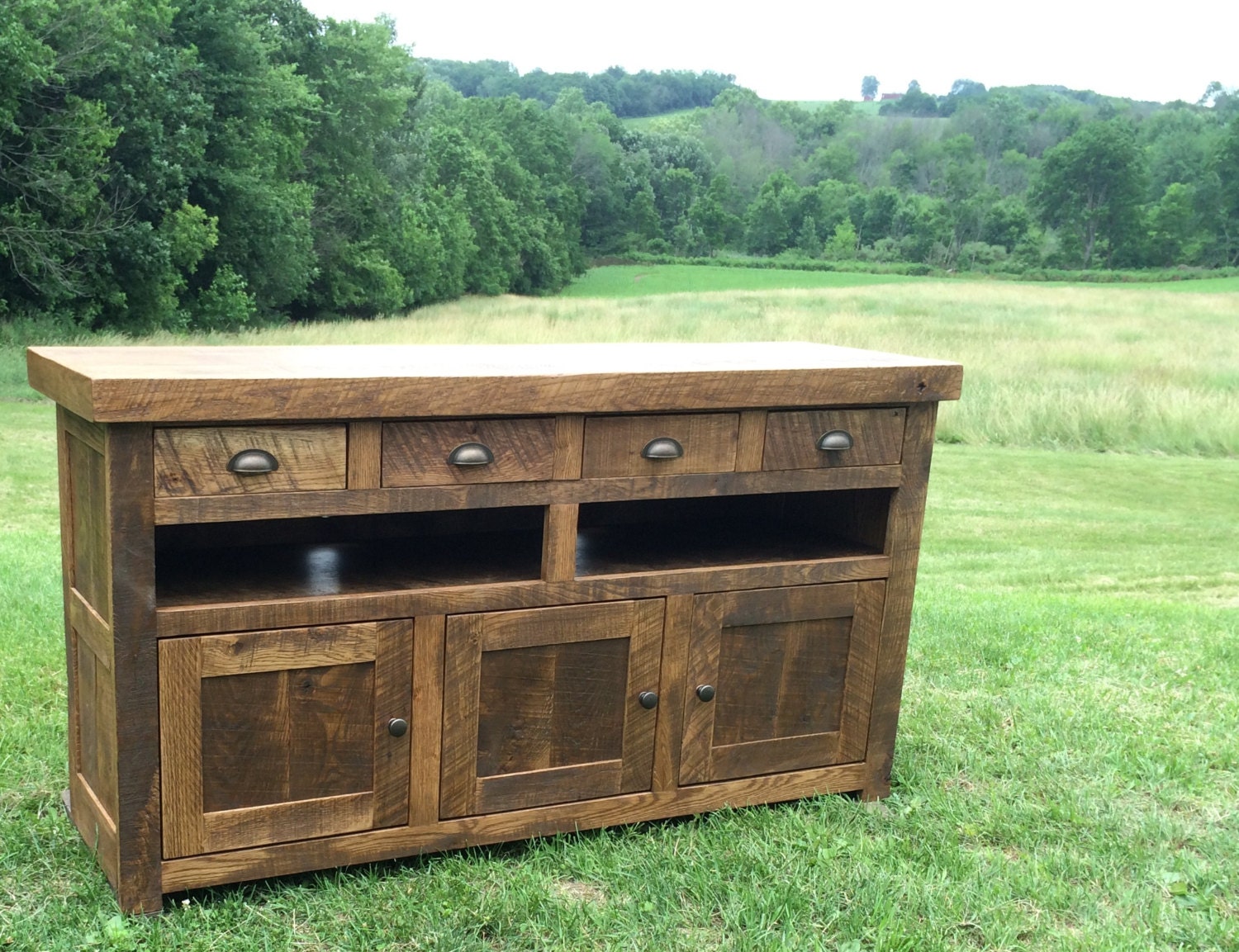 Oak Console - Etsy