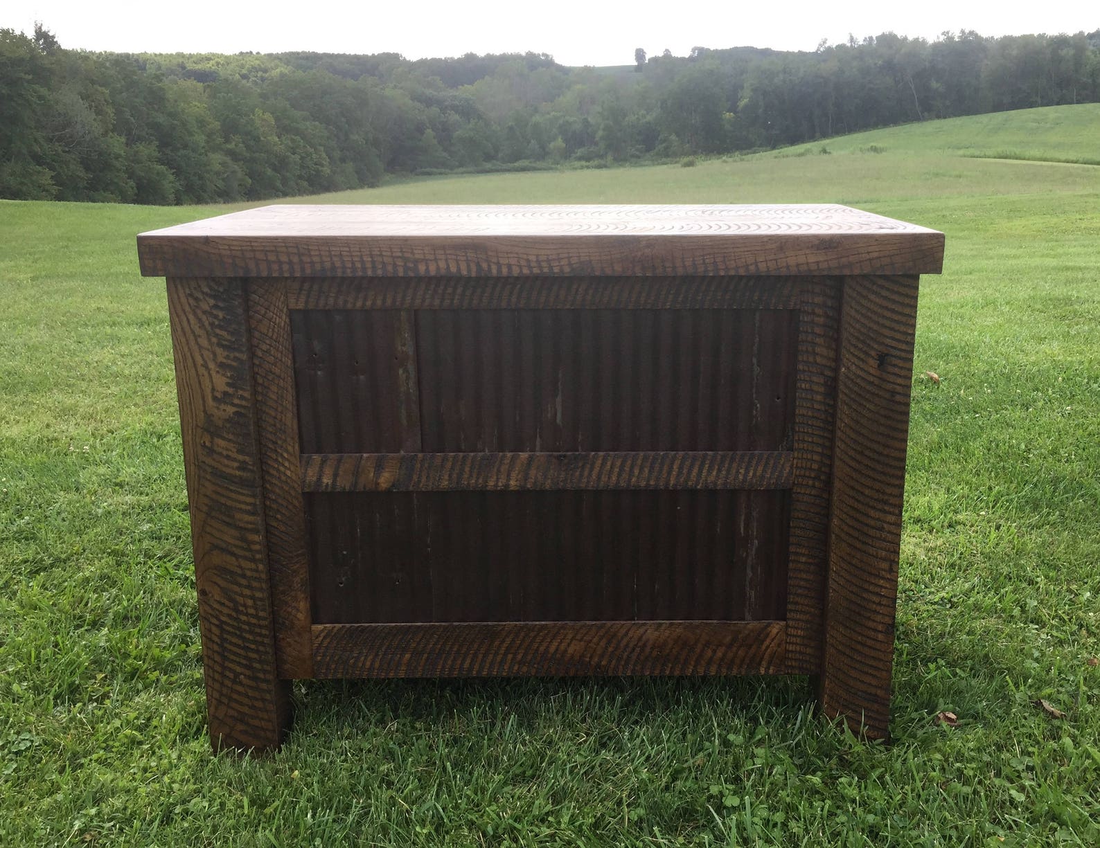 Oak/metal Kitchen Island - Etsy
