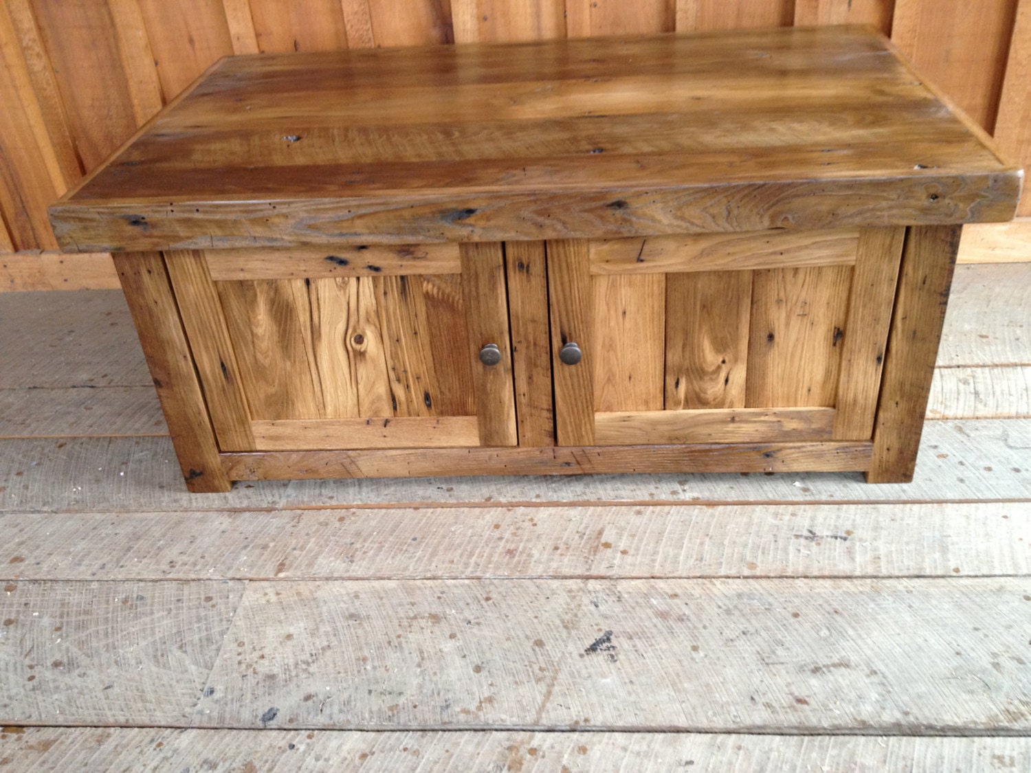 Reclaimed Chestnut Coffee Table - Etsy