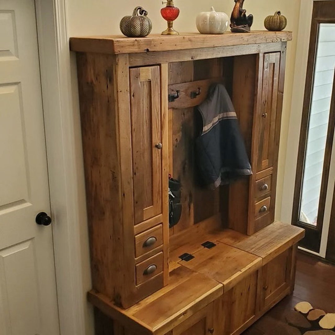 Reclaimed Chestnut Hall Tree - Etsy