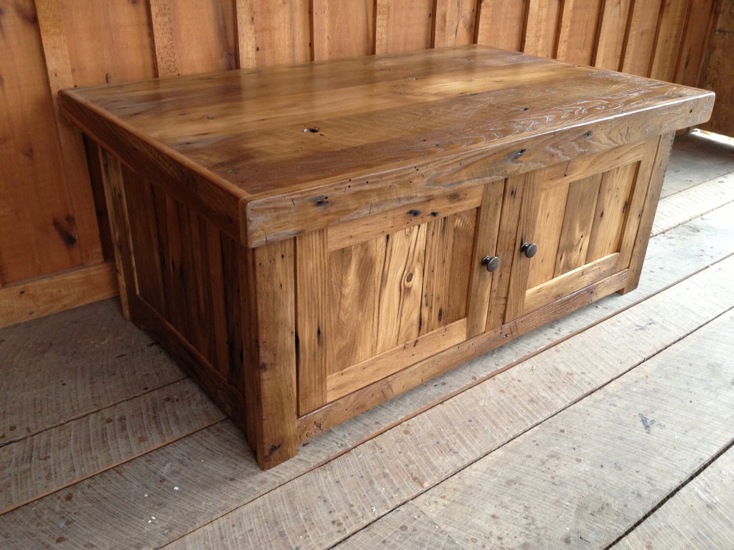 Reclaimed Chestnut Coffee Table - Etsy
