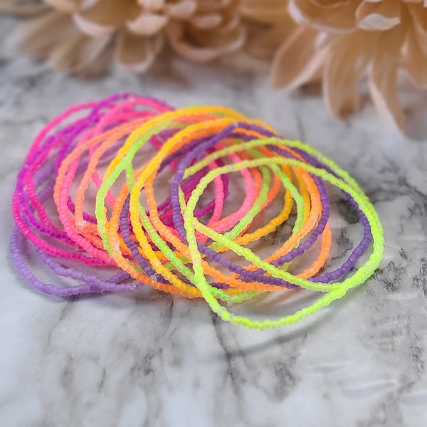 Neon Bracelet - Etsy