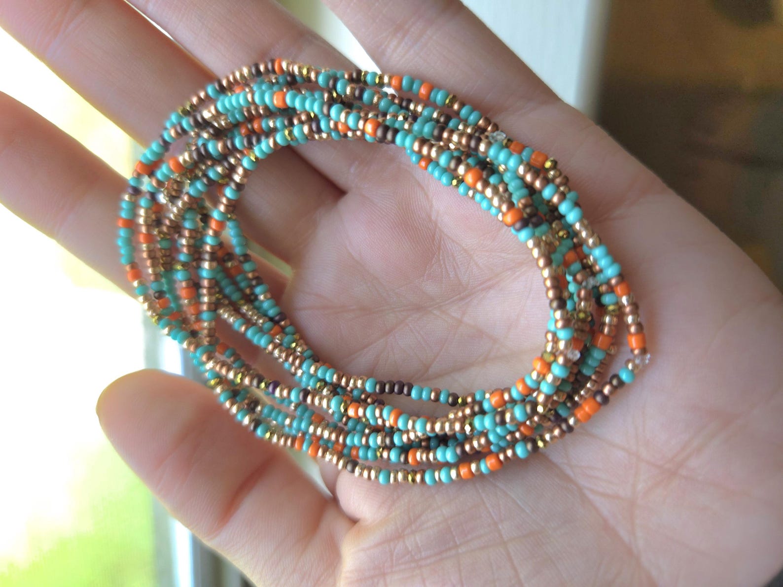 Confetti Southwestern Seed Bead Bracelet Set: Stackable Boho Jewelry ...