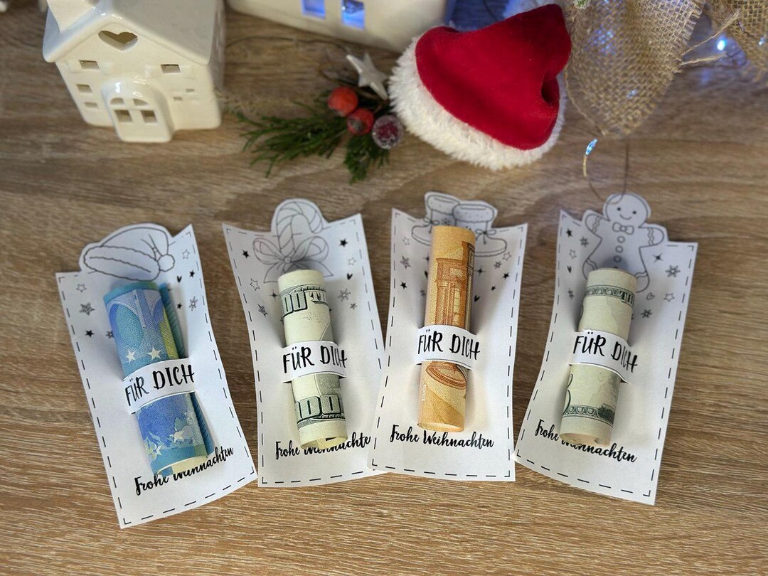 Christmas Money Gift Template – Printable Christmas Tags – Gift ...