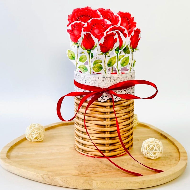Duplo Wrapperole Rose Gift Template | DIY Chocolate Packaging ...