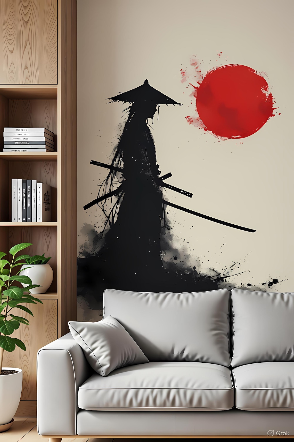 Bushido Samurai Poster Digital Download | Minimalist Samurai Wall Art ...