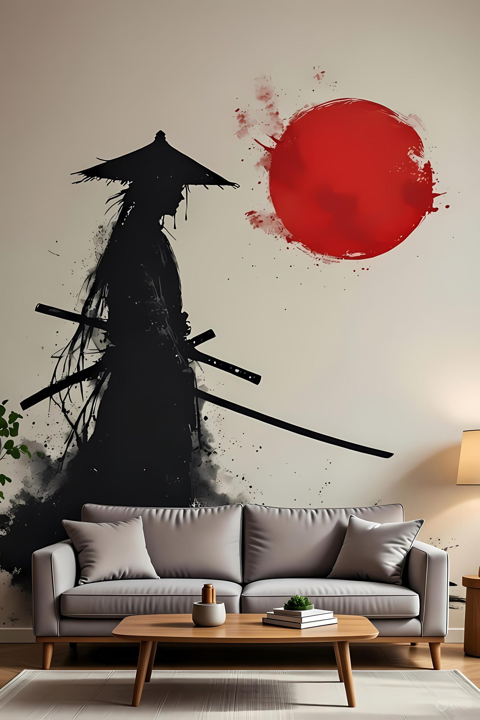 Bushido Samurai Poster Digital Download | Minimalist Samurai Wall Art ...
