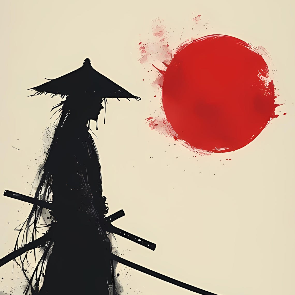 Bushido Samurai Poster Digital Download | Minimalist Samurai Wall Art ...