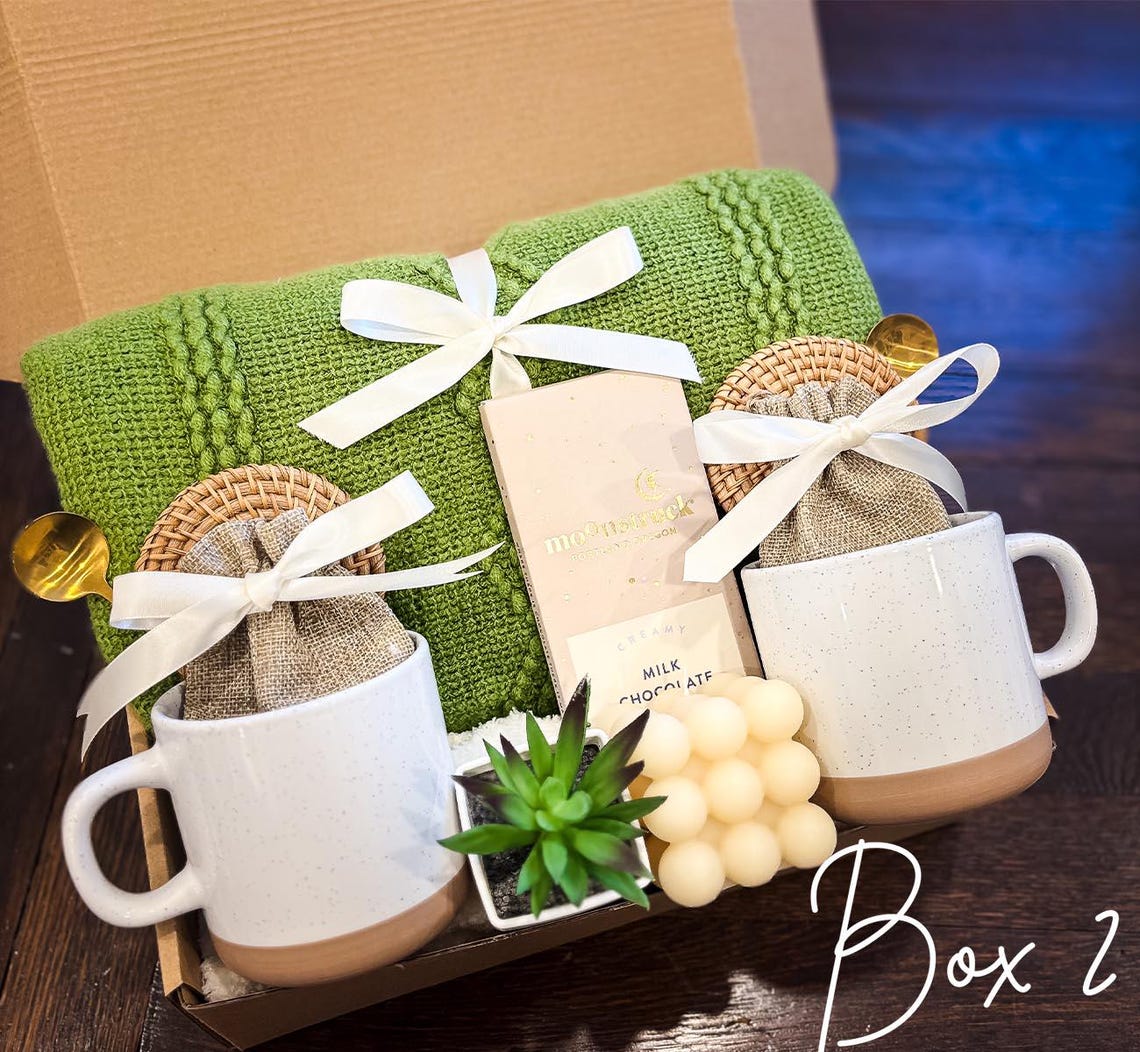 Housewarming Gift Box, Cozy New Home Box, New House Gift Basket for ...