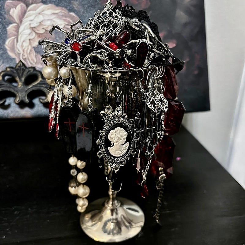 Gothic Ring Jewelry Jar - Etsy