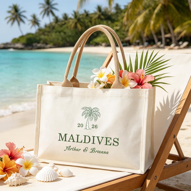 Custom Logo Beach Totes - Etsy UK