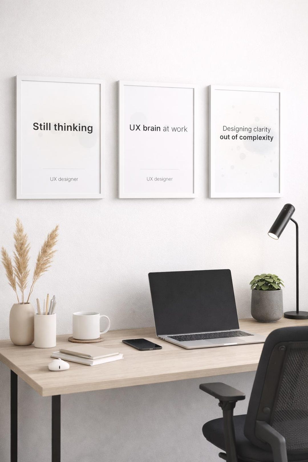 Minimalist UX Designer Office Posters, Tech Wall Art (digital Download ...