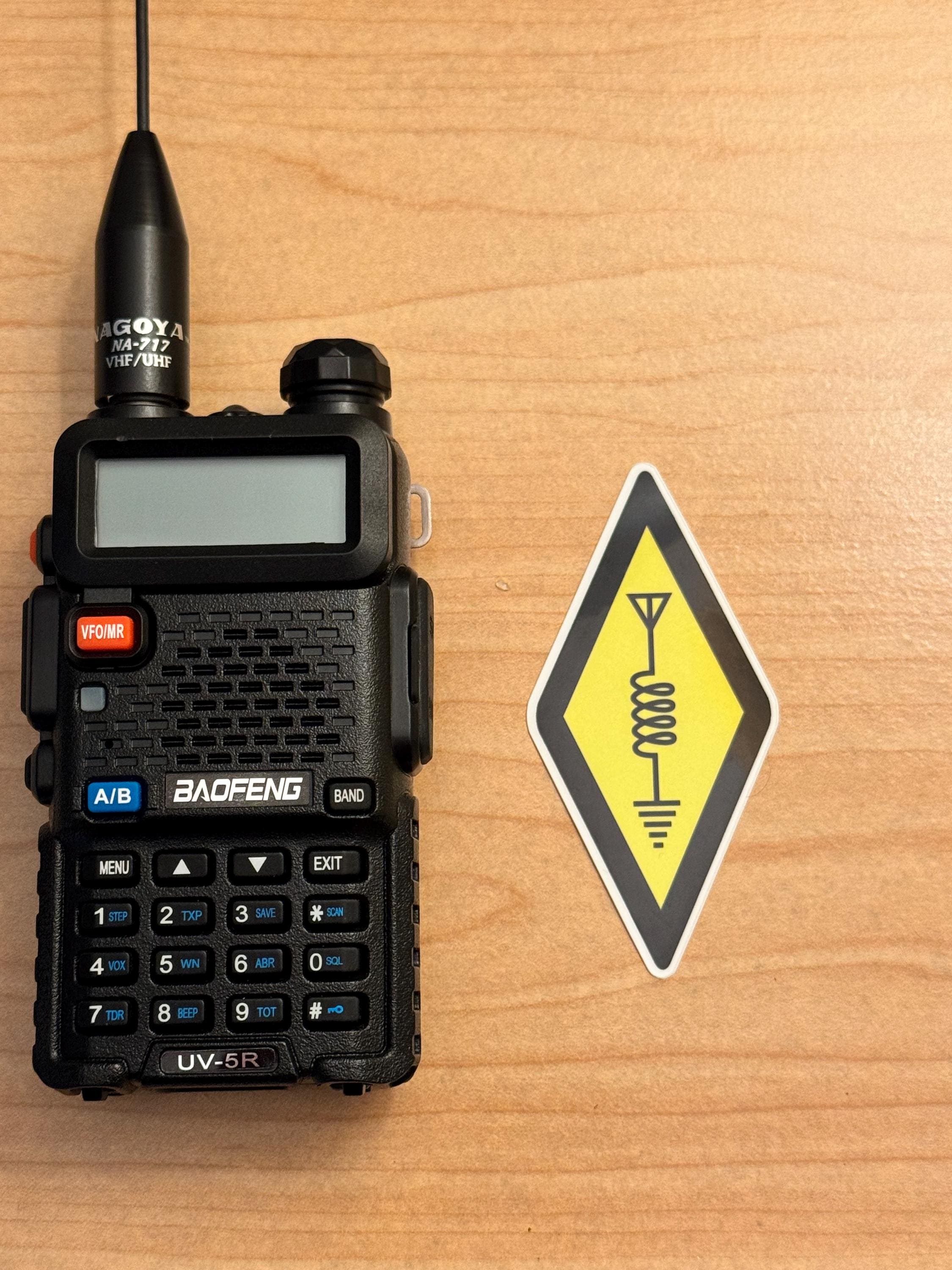 HAM Radio Vinyl Sticker | International Amateur Radio Symbol Sticker - Etsy
