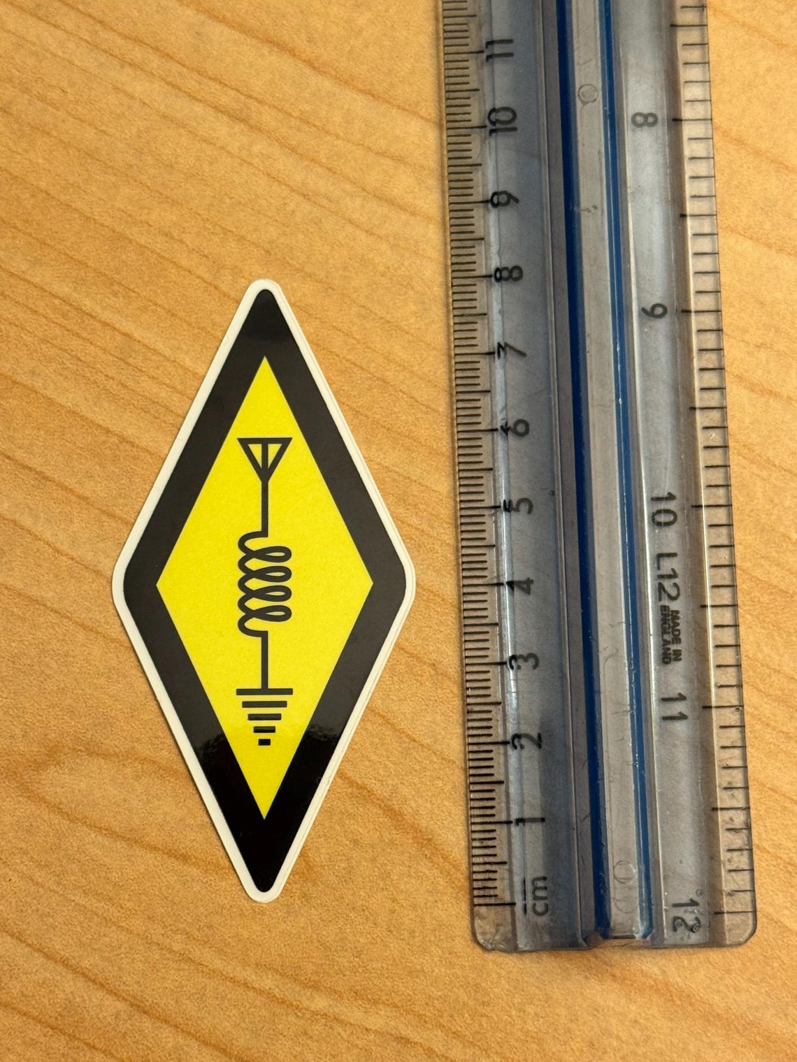 HAM Radio Vinyl Sticker | International Amateur Radio Symbol Sticker - Etsy
