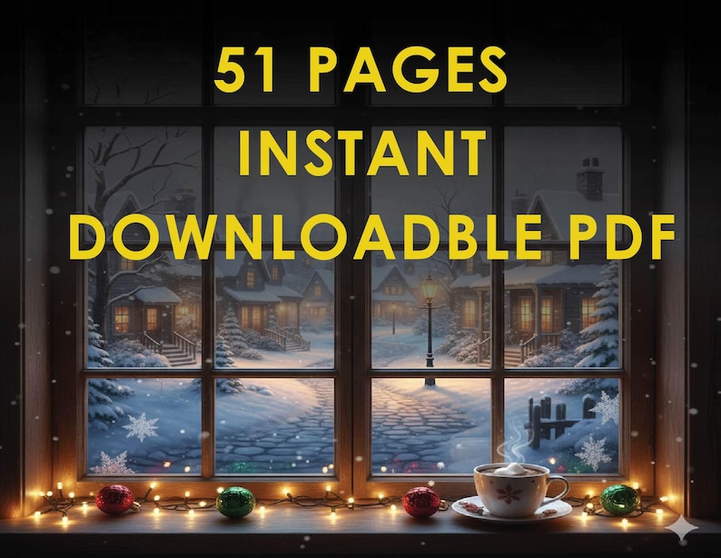 51 Cute Christmas Coloring Pages for Kids | Easy Holiday Coloring Book ...