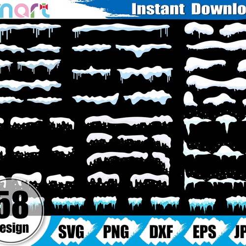 Snow on the Wall Svg Bundlesnow on the Roof Svgchristmas - Etsy