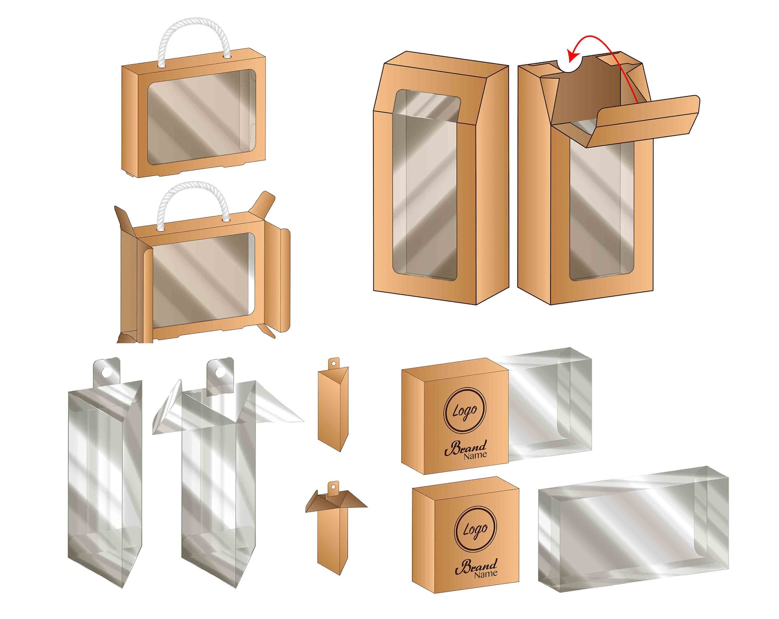 File Box Svg, File Bag Svg, Box Template Svg Bundle, Drawer Box Svg ...