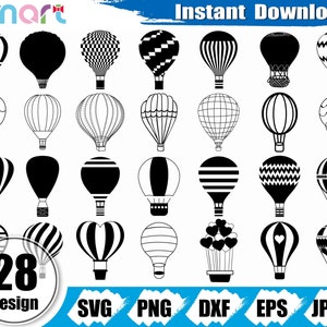 Hot Air Balloon SVG Bundleair Balloon Svghot Air Balloon - Etsy