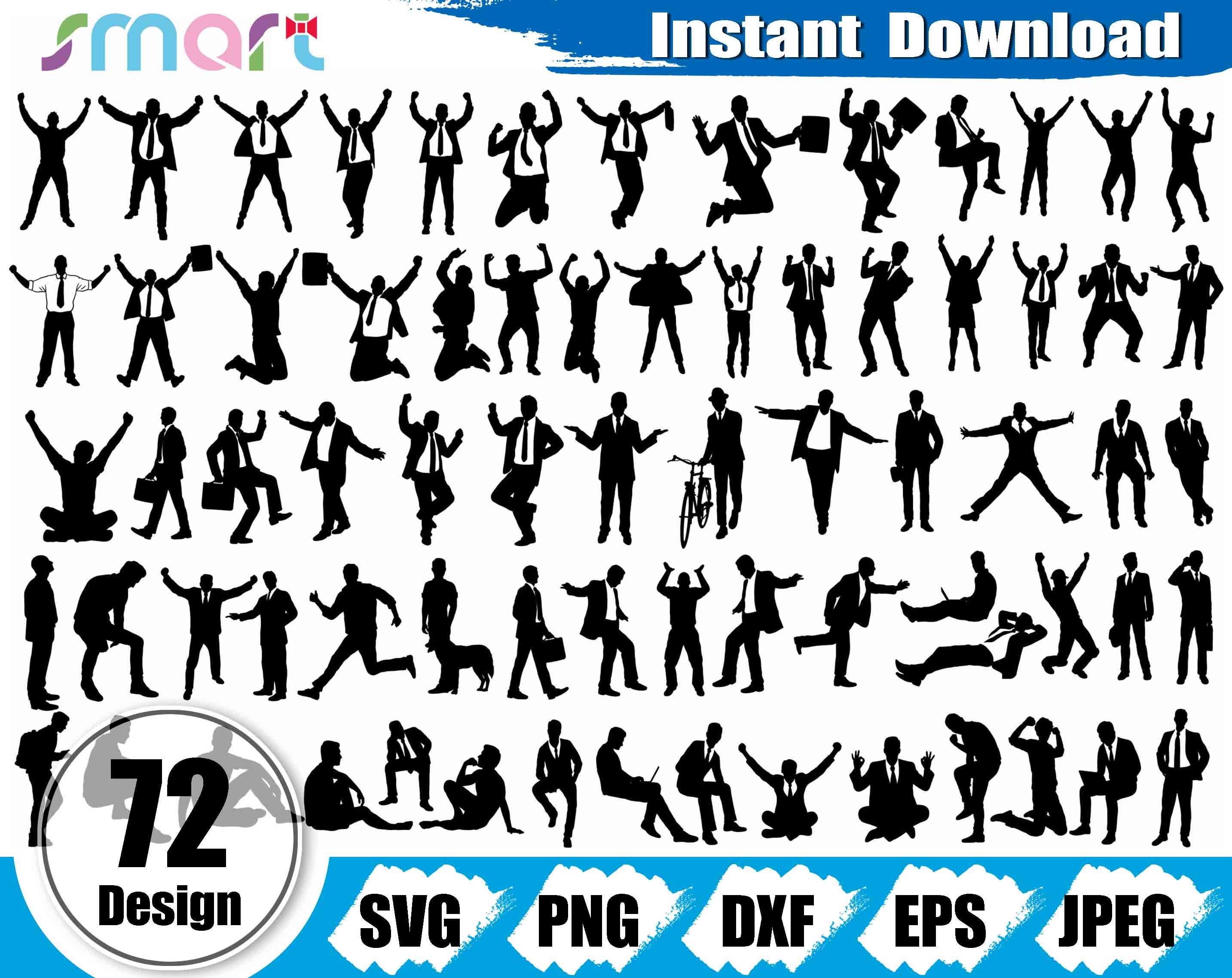 Business Man SVG Bundle Working man svg Business People svg - Etsy México