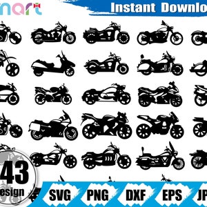 Motorcycle Svg Bundle,police Car Svg,motocross Svg,motorcycle Clipart ...
