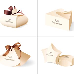 Star Box Svg, Ellipse Box Svg, Gift Box Template Svg Bundle, Png, Dxf ...