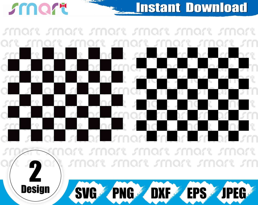 Checkerboard Svg Bundle, Checkered Svg, Plaid Svg, Seamless Checkered ...