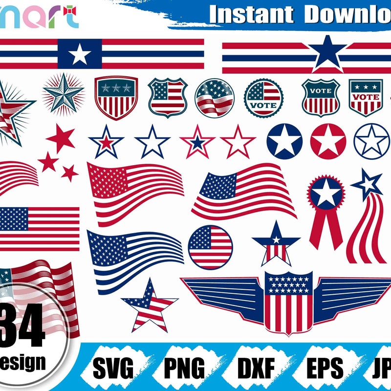 Star Stencil for Flag - Etsy