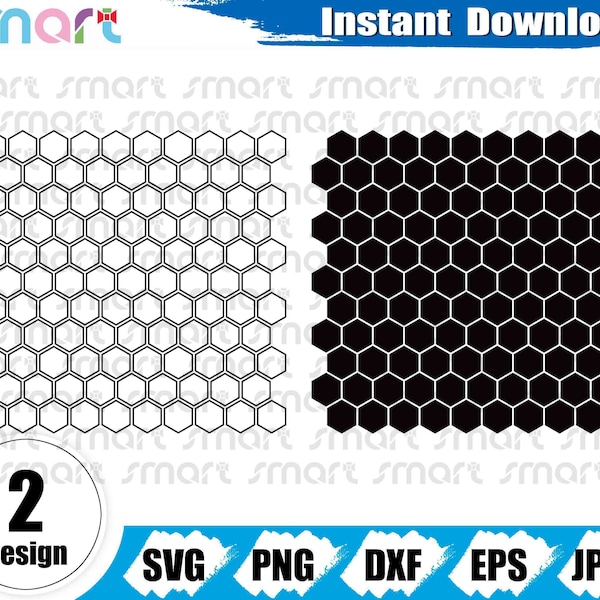 Honeycomb Pattern Svg - Etsy