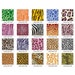 Animal Skin Textures Digital Paper: Leopard, Tiger, Giraffe, Snake ...