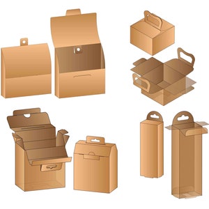 File Box Svg, File Bag Svg, Box Template Svg Bundle, Drawer Box Svg ...