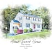 Color Pencil House Portrait Custom Housewarming Gift - Etsy
