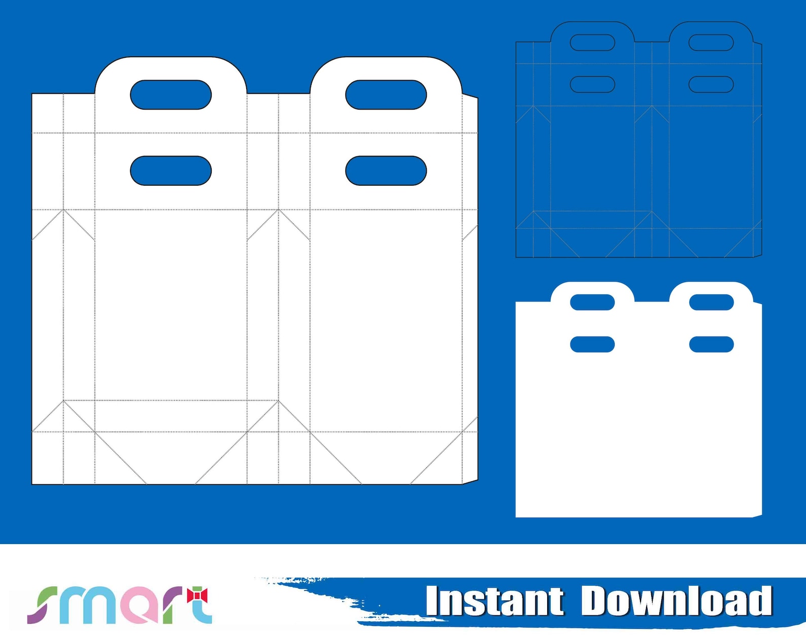 Star Box Svg, Ellipse box Svg, Gift Box Template Svg Bundle, png, dxf ...