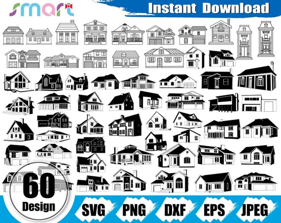 House SVG House clipart svg cut cameo svg file cut file file House svg ...