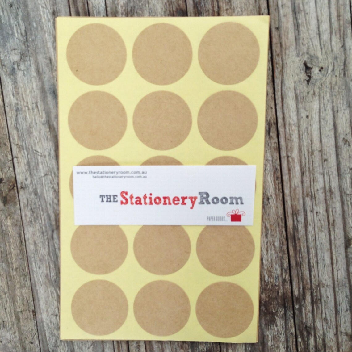 Kraft Paper Seal Stickers 3cm Round Label Sticker Seals 72 - Etsy