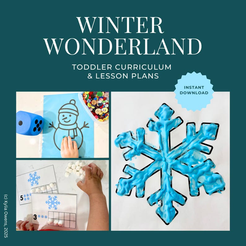 Winter Toddler Curriculum Lesson Plans January Winter Wonderland ...