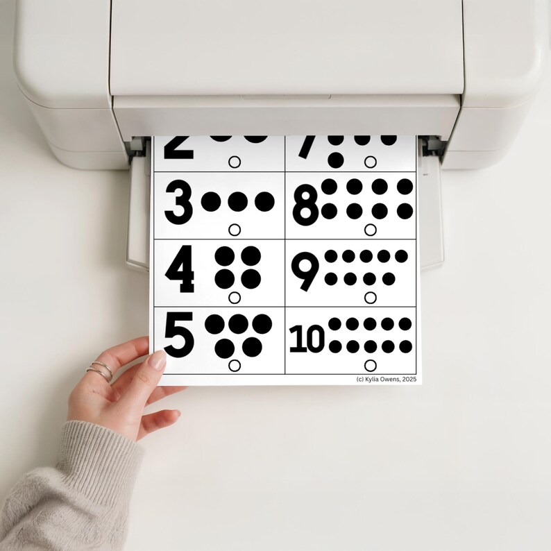 Counting 1-10 Activity Math Task Box Morning Bins Toddler Number Sense ...