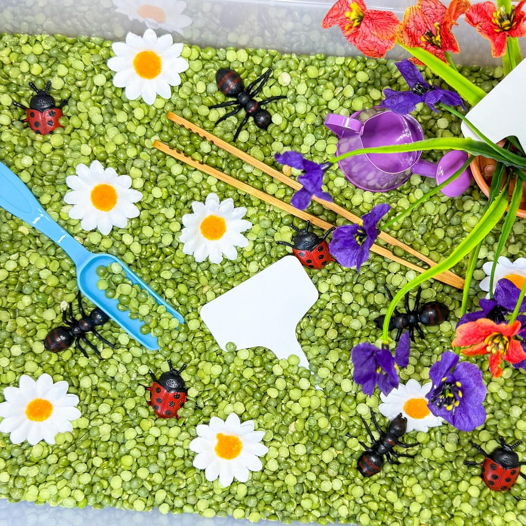Spring Flower Sensory Bin Theme Toddler Activity Play Based Birthday ...