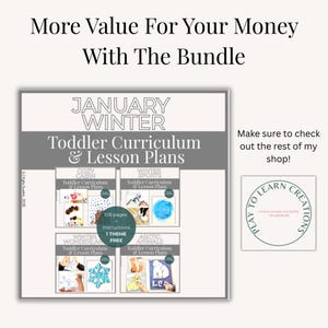 Homeschool Preschool Curriculum Lesson Plans January Art Winter ...