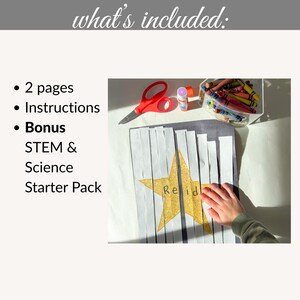 Star Name Craft Activity 2-3 Year Olds Toddler Art Kit Space Theme Door ...