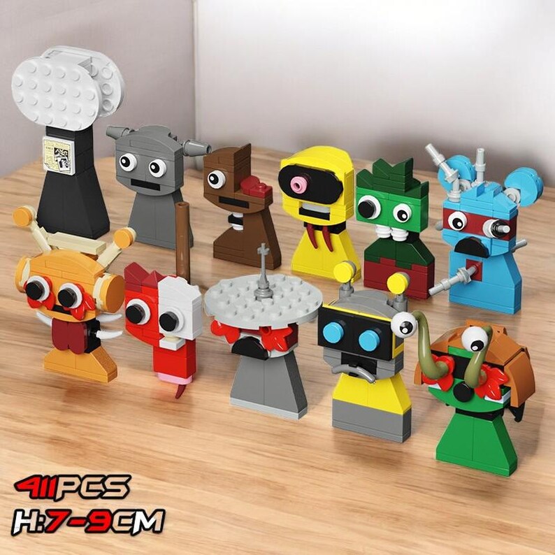 Sprunki Bricks Toy Horror Game, Music Game Incredibox Sprunki Figure ...