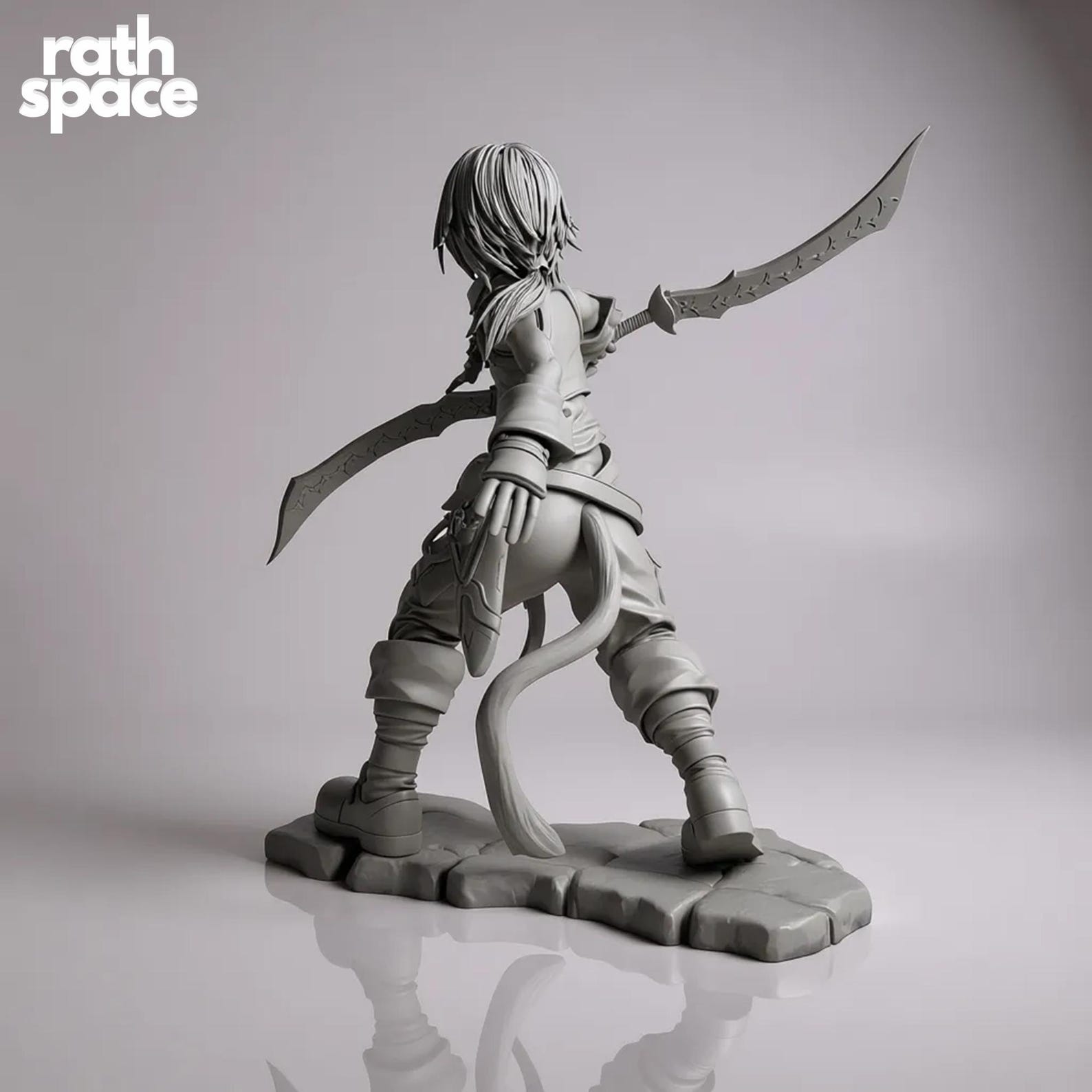Zidane Tribal 3D Model | Final Fantasy IX Figure (digital Download ...
