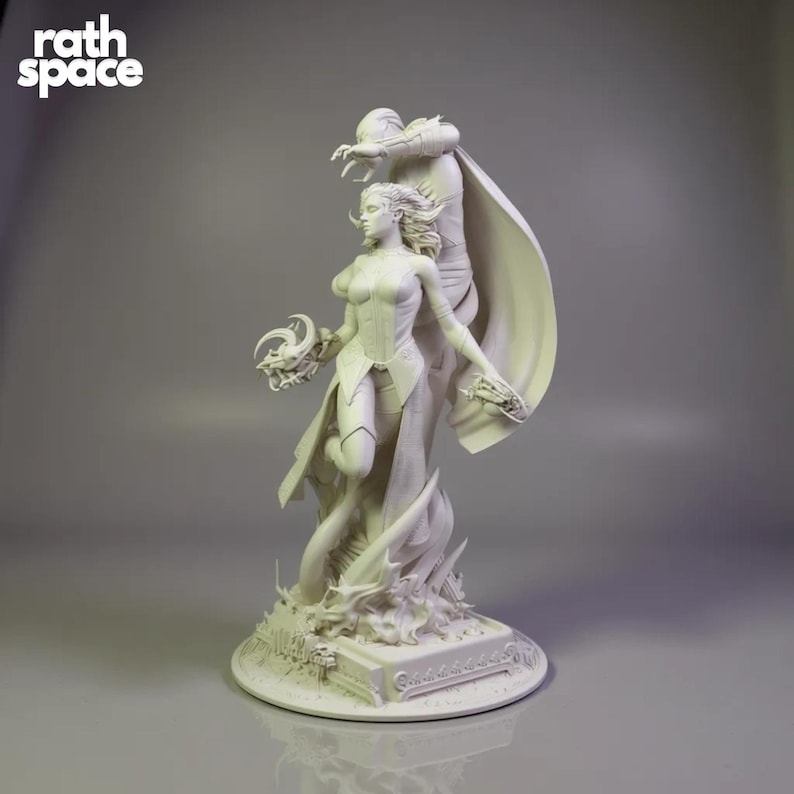 Wanda & Vision STL Statue 34.9cm | 1:6 Scale Digital 3D Print Model ...