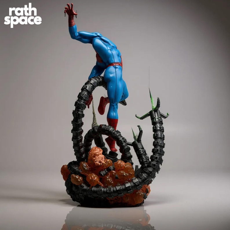 Spiderman Vs Doc Ock Diorama 1:6 Scale STL 3D Model (digital Download ...