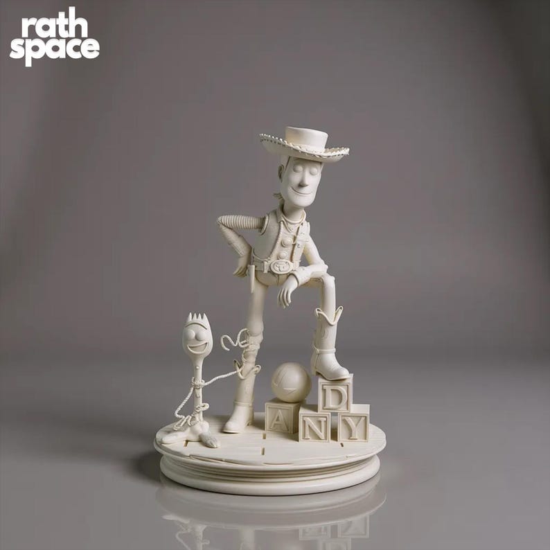 Woody & Forky Diorama 3D Model STL | Toy Story Fan Art (digital ...