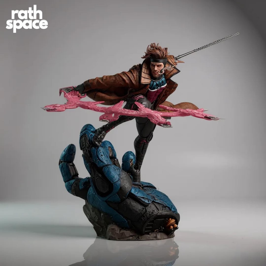 Gambit 1:6 Scale Statue STL | X-men 3D Print Model (non-supported) - Etsy