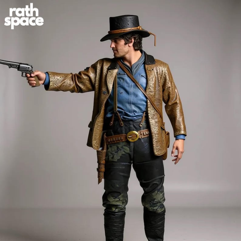 Arthur Morgan RDR2 Statue | 1/6 & 1/10 Scale Pre-supported STL Model ...