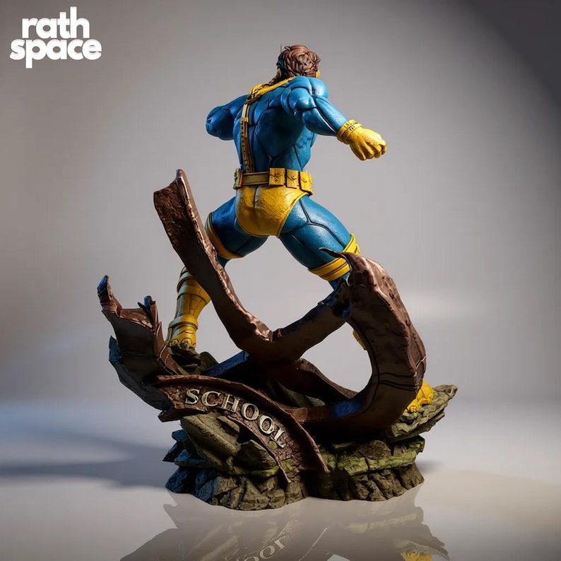 Cyclops - X-men STL 3D Model | Pre-supported + Non-supported ...