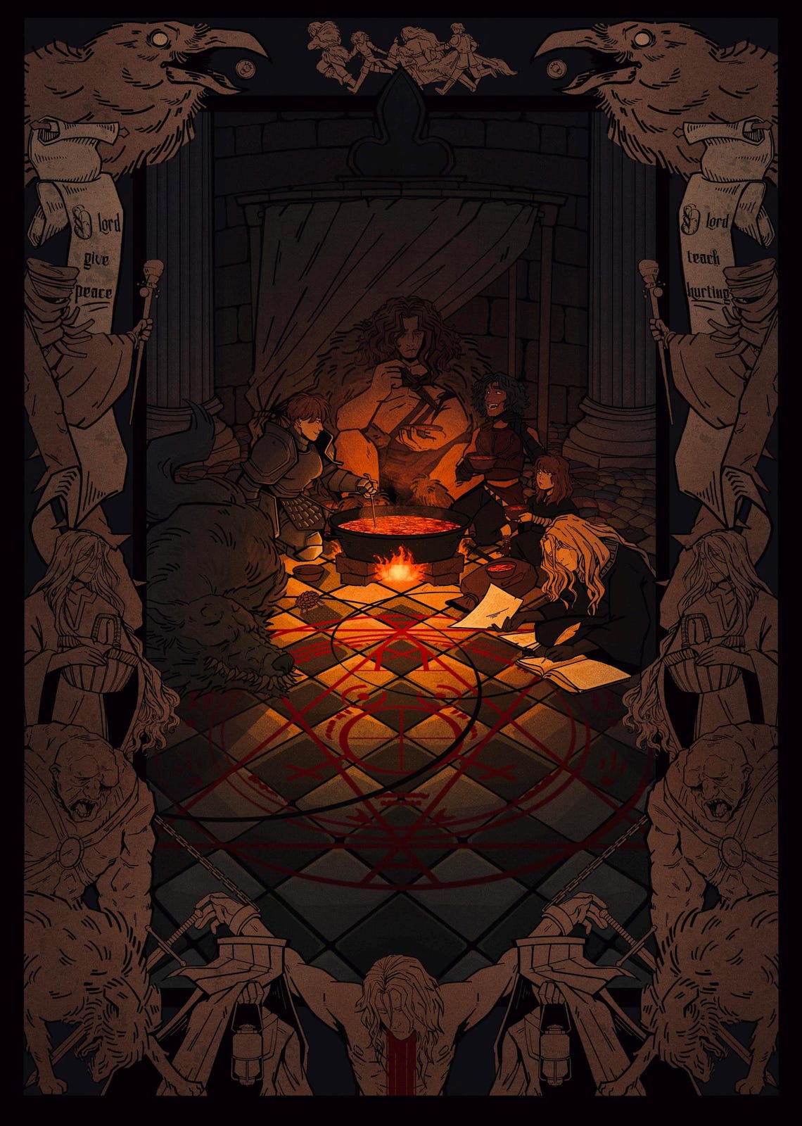 Tower of Endless: Fear & Hunger Art Print - Etsy
